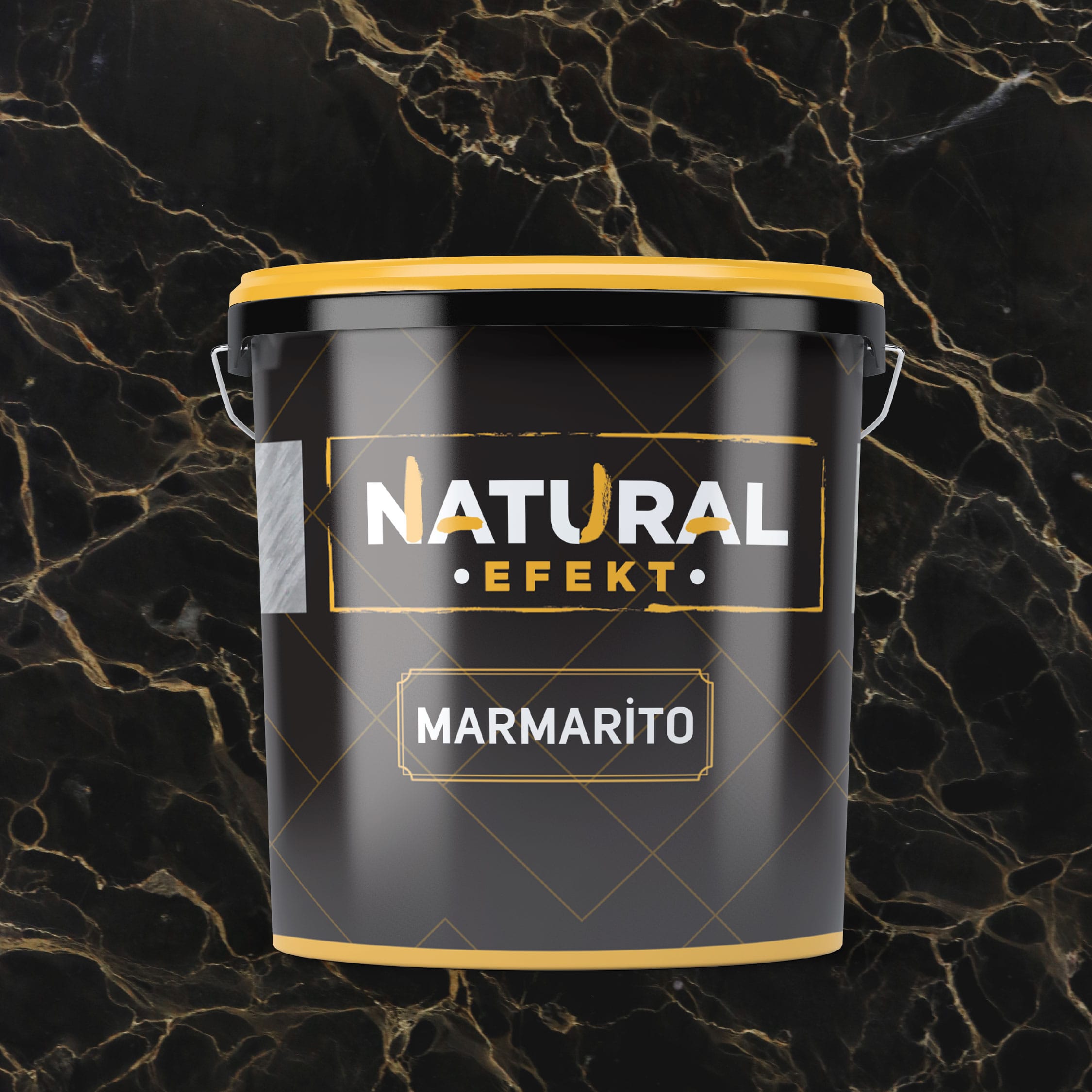 Natural Efekt Marmarito Mermer Görünüm Dekoratif Boya | Hazır Çıta